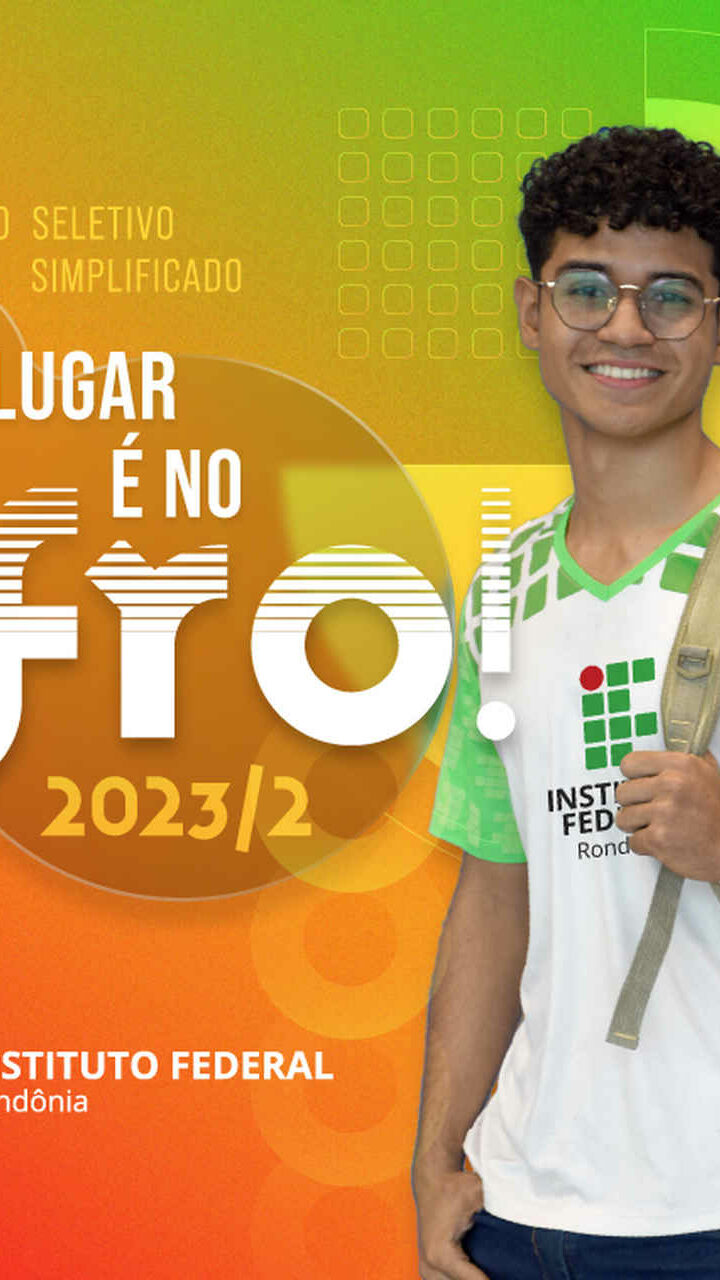 IFRO Rondônia oferece vagas para graduação e cursos técnicos gratuitos